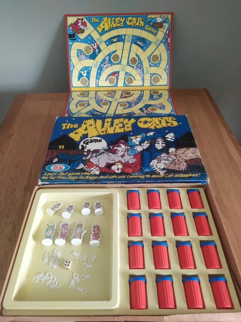 IDEAL GAMES THE Alley Cats Game, Vintage 1976 Board Game, complete. £40 ...
