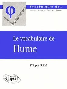LE VOCABULAIRE DE Hume de Saltel, Philippe | Livre | état très bon EUR ...