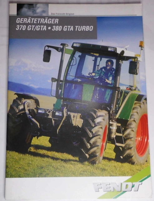 FENDT GERÄTETRÄGER 370 GT/GTA 380 GTA Turbo Prospekt aus 2003 EUR 3,00 - PicClick DE