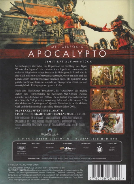 APOCALYPTO [MEDIABOOK] (OMU) (Cover A) [Blu-ray] NEU / sealed £43.11 ...