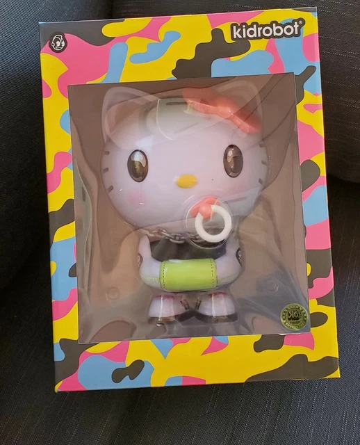 SDCC 2020 EXCLUSIVE Kidrobot x Hello Kitty 8" Art Figure Neon Pop by ...