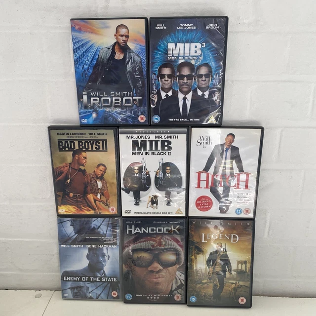 WILL SMITH DVD Bundle X 8 Film Movie Collection Action Comedy Mib Bad ...