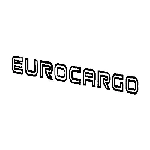 SCRITTA SIGLA ANTERIORE "Eurocargo" Iveco Eurocargo Dal 2008 EUR 67,00 ...