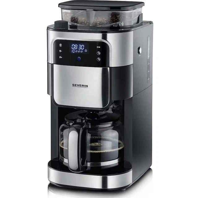 SEVERIN KA 4813 Kaffeemaschine mit Mahlwerk Kaffeeautomat Glaskanne EUR ...