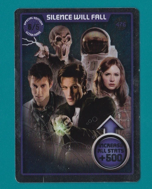 DOCTOR WHO MONSTER Invasion Ultimate ULTRA RARE Card 476 Silence Will ...
