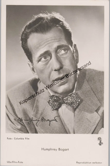 ORIGINAL AUTOGRAMM HUMPHREY Bogart (1899-1957) /// Autograph signiert ...