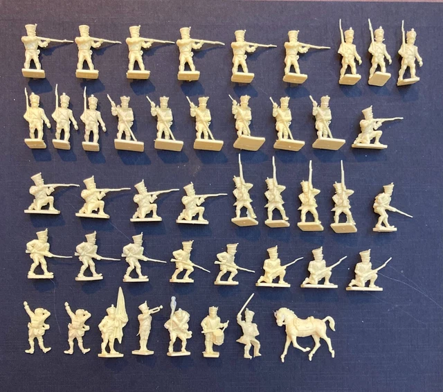 AIRFIX WATERLOO FRENCH Infantry - 1/72 scale - set 01744 - complete set ...