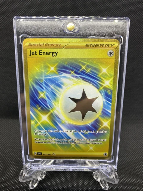 2024 POKEMON SURGING Sparks Jet Energy Gold Full Art 252/191 in ...
