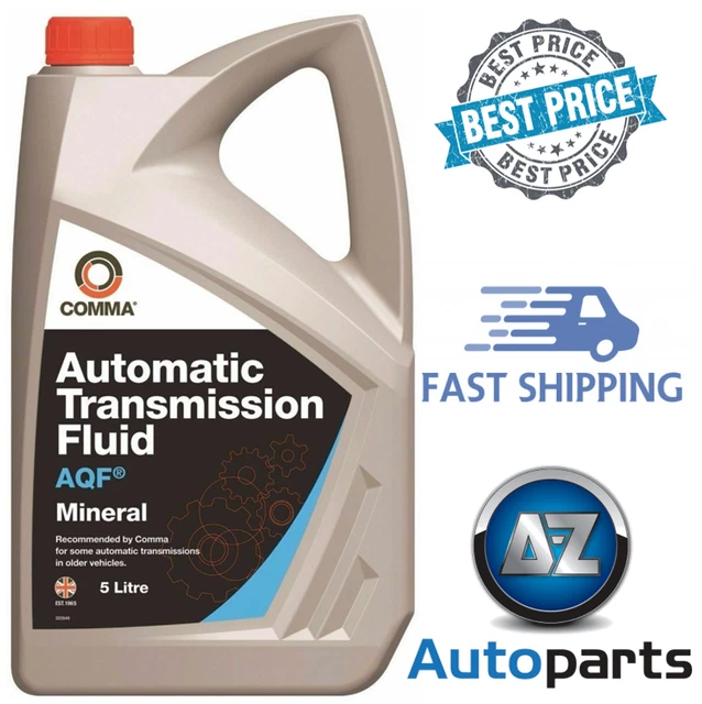 COMMA - AQF Automatic Transmission Fluid Mineral Oil 5 Litre 5L - ATF5L ...