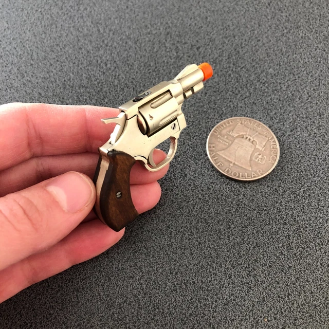MINI GUN SMITH & Wesson Revolver Cap Gun Miniature revolver S&W Gun ...