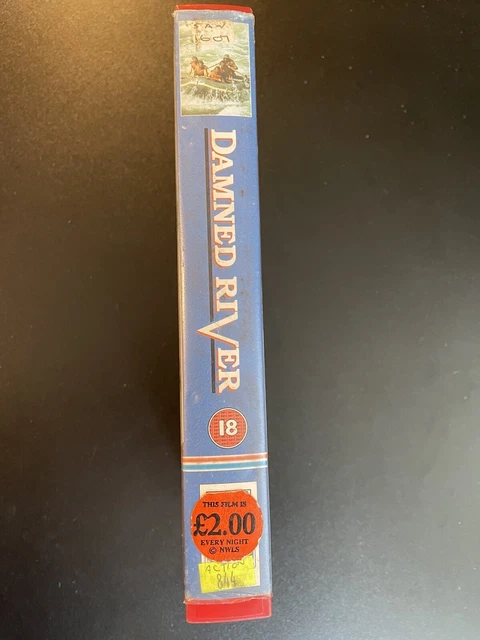 DAMNED RIVER (VHS) 1989 Rare Big Box, Stephen Shellen Action Movie £9. ...