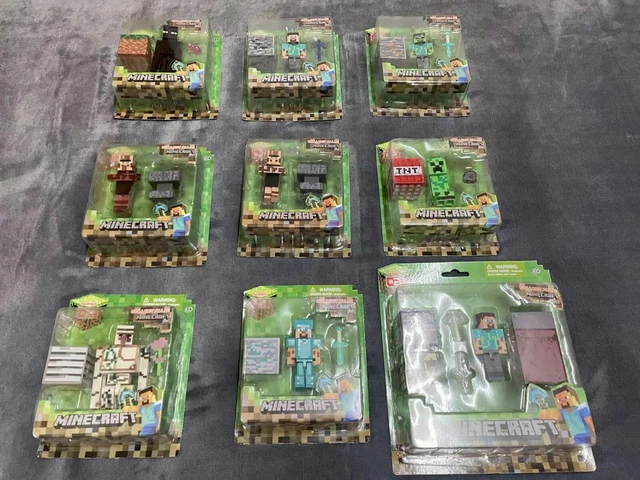 MINECRAFT ACTION MINI Figure With Box 3-4" £5.99 - PicClick UK