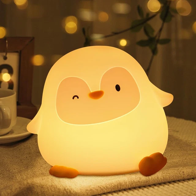 PENGUIN NIGHT LIGHT, Penguin Gifts for Kids, Baby Night Light Touch ...
