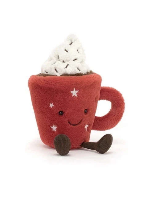 JELLYCAT AMUSEABLES HOT Chocolate 19CM Plush Doll Toy Tags + Dust Bag ...