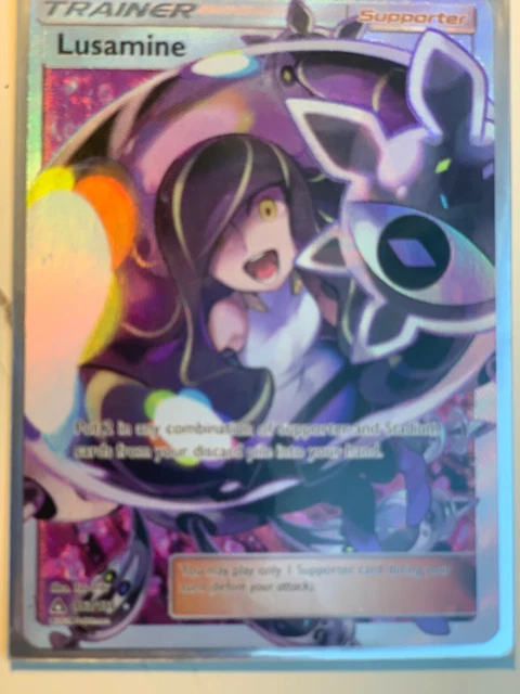 FULL ART LUSAMINE from Ultra Prism Pokemon Card Mint Condition $110.00 ...