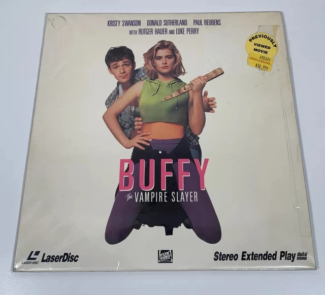 BUFFY THE VAMPIRE Slayer Laserdisc Kristy Swanson Luke Perry $22.97 ...