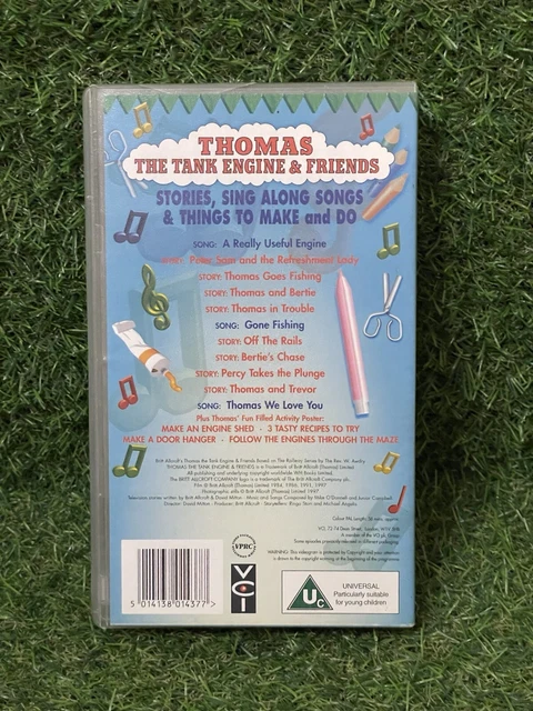 THOMAS THE TANK Engine & Friends Playtime Vhs Video - Stories Sing ...