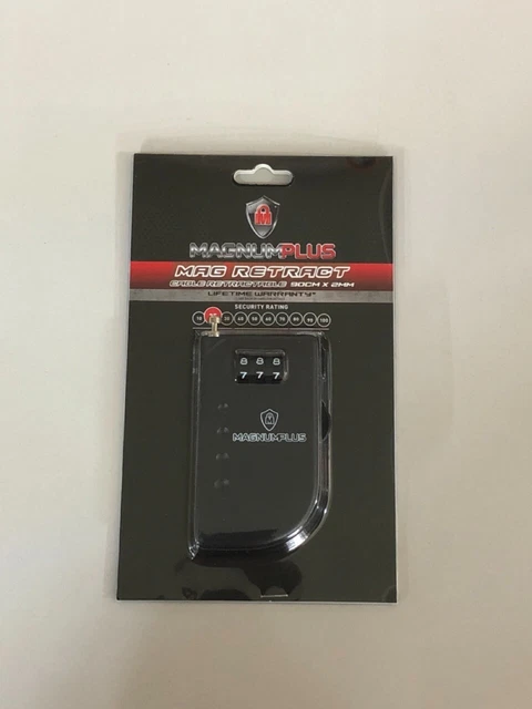 MAGNUM PLUS MAG Retract pocket portable cable retractable 90cm x 2mm ...