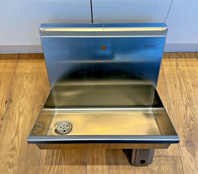 SYSPAL KNEE PUSH Operated Hand Wash Station Sink £125.48 - PicClick UK