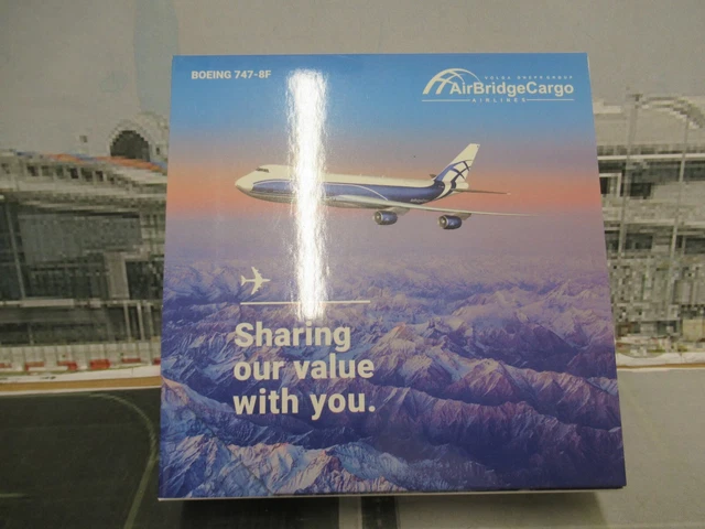 GEMINI JETS 1/400 Diecast Model Airliner Air Bridge Cargo Airlines ...
