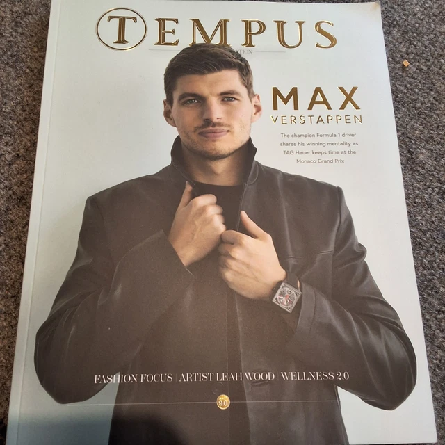 TEMPUS ISSUE 64 MAGAZINE Max Verstappen formula 1 Leah Wood fashion ...