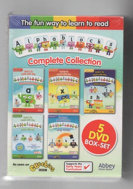 ALPHABLOCKS *THE COMPLETE Collection - 5 DVD Boxset* BRAND NEW & SEALED ...