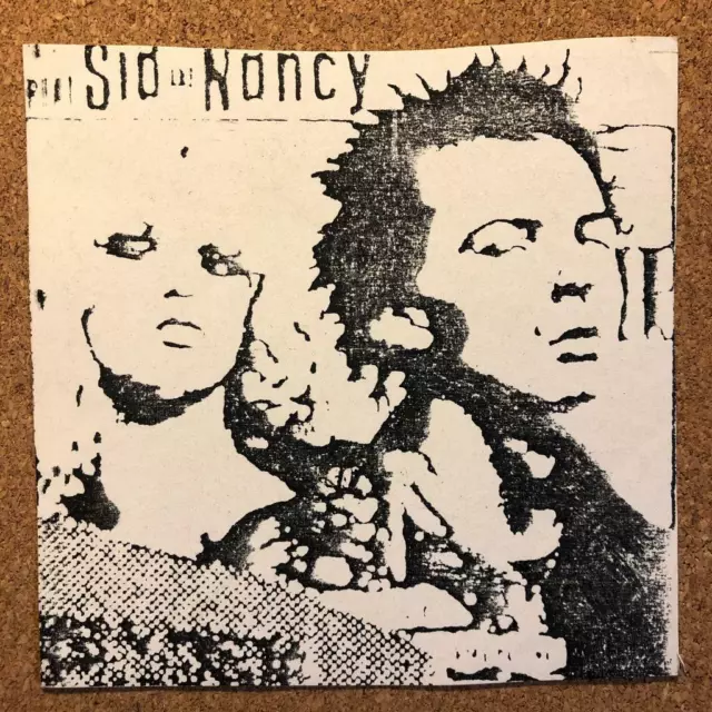 Vintage Sid Vicious Nancy Spungen Diy Sticker Decal Punk Rock Sex Pistols 90s Uk £472 Picclick Uk