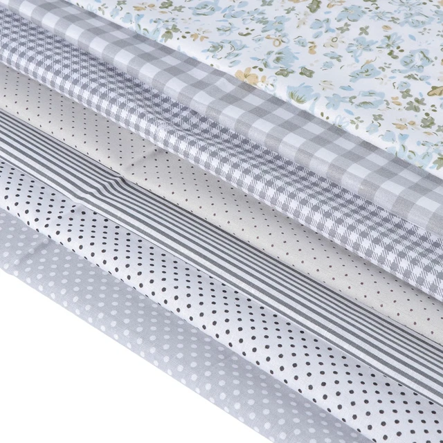 7 SHEETS FABRIC for Sewing Quilt Squares Patchwork Craft Material $31. ...