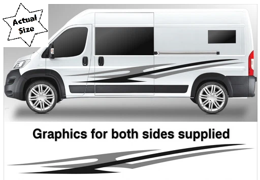 Large Rv Decals 3 MOTORHOME GRAPHICS STICKERS DECALS CAMPER VAN CARAVAN ...