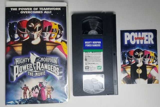 MIGHTY MORPHIN POWER RANGERS THE MOVIE Vhs Video Tape 1995 Saban Toei ...