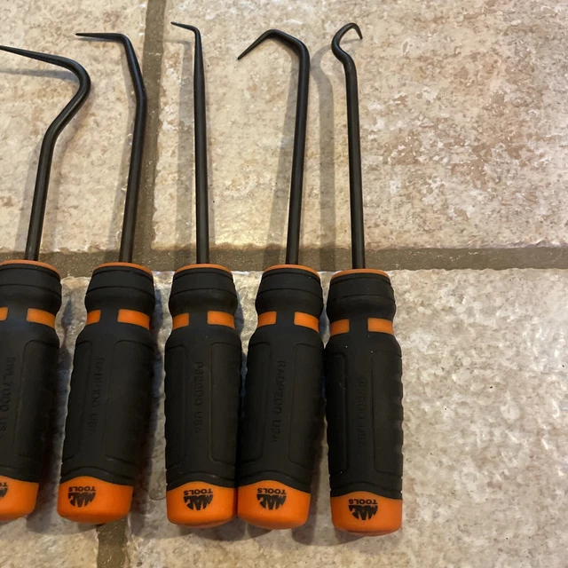MAC TOOLS USA Pick And AWL 16 Piece Set With Orange Handles. $176.57 ...