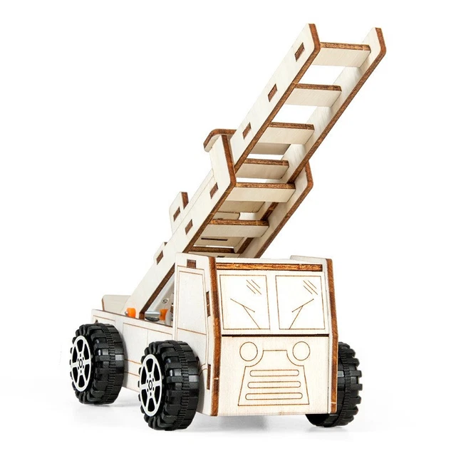 SCIENCE EXPERIMENT DIY Hydraulic Fire Ladder Model For Students And ...