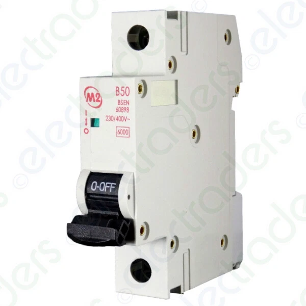 PROTEUS M2B50 MINIATURE Circuit Breaker MCB 6kA Type B SP 50 amp EUR 9,68 - PicClick FR