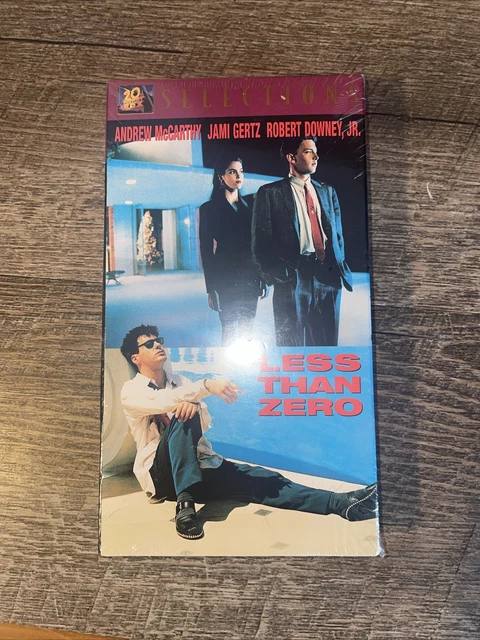 LESS THAN ZERO VHS (1987) Robert Downey Jr. New and Sealed £11.86 ...