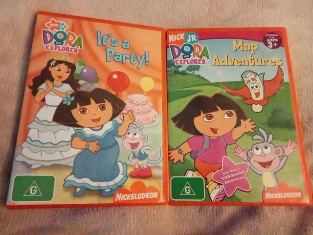 DORA THE EXPLORER - It's A Party And Dora The Explorer - Map Adventures ...