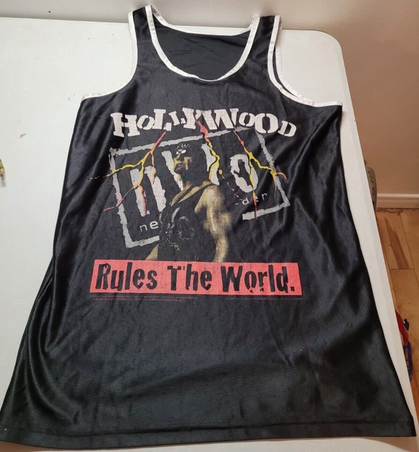 VINTAGE 1998 HOLLYWOOD Hulk Hogan Nwo Wcw Wrestling Tank Top T-Shirt ...