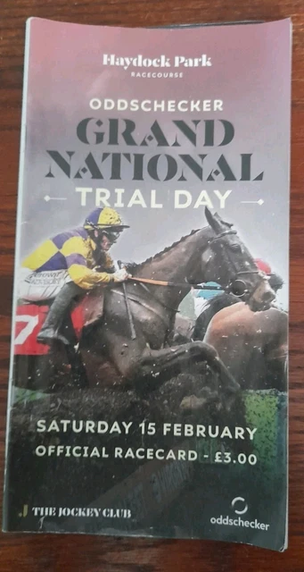 HAYDOCK PARK RACE Card, February 15Th, 2025 - Grand National Trial Day ...