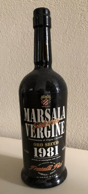 MARSALA VERGINE SOLERAS Doc - Oro Sercco 1981 - Fratelli Fici - 75 Cl ...