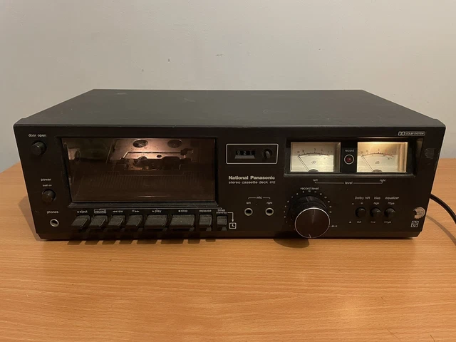 *VINTAGE 1978* NATIONAL Panasonic 612 RS-612US Stereo Cassette Deck £99 ...