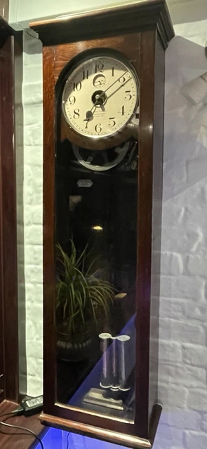 C.1920 RESTORED NATIONAL Electric Master Clock With Rare Bell Ringer ...