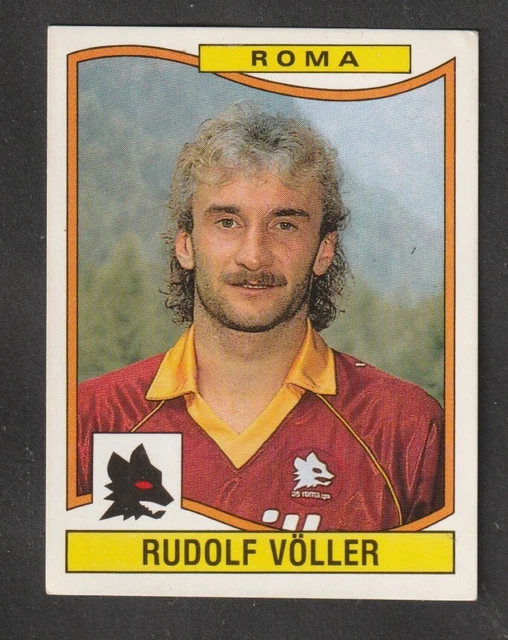 TOP PLAYER FIGURINA Album Calciatori Panini Roma 1990-91 N.297 Voller ...