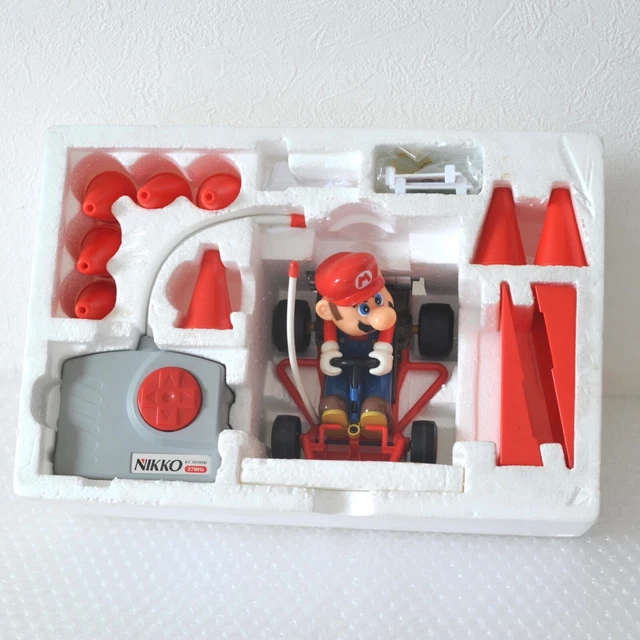 RARE NIKKO SUPER Mario Kart RC Car 27MHz w/ Box – Nintendo Vintage ...