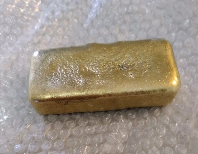 LINGOTTO MASSICCIO 500G wie Gold - Barra In Ottone EUR 7,99 - PicClick IT