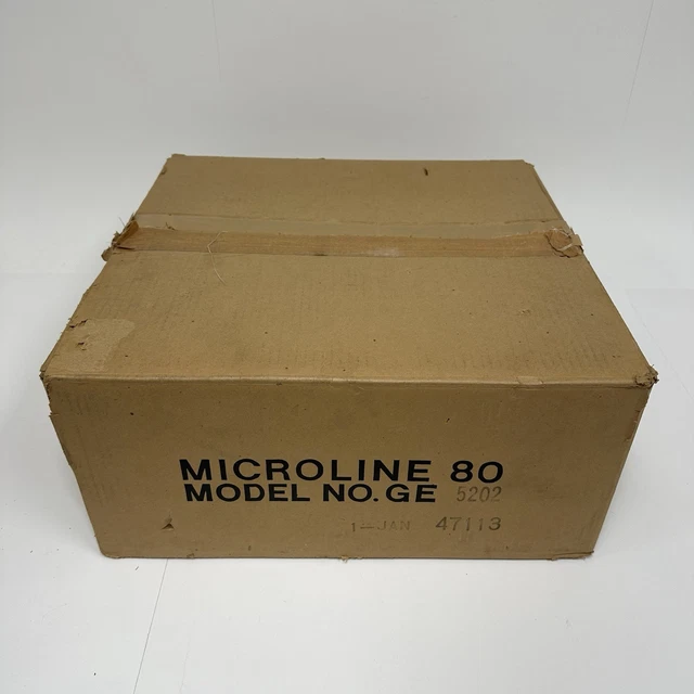 VINTAGE MICROLINE 80 Dot Matrix Printer - NEW $555.63 - PicClick CA