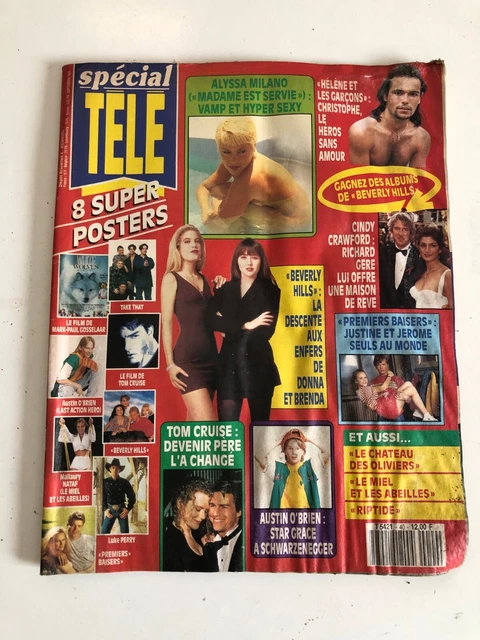 MAGAZINE REVUE SPECIAL TELE n° 40 + posters attachés vintage 93 EUR 4 ...