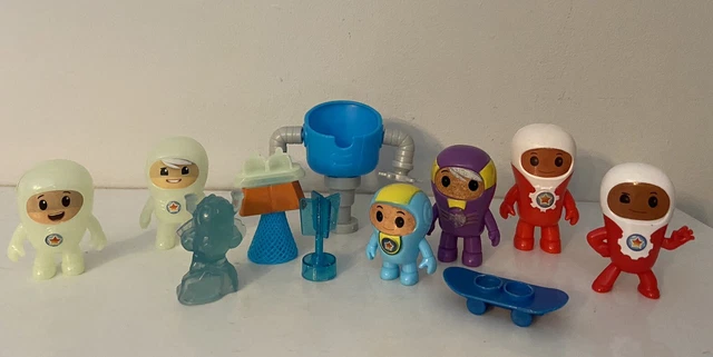 CBEEBIES GO JETTERS Magazine Figures Plastic Lars Xuli Glow In Dark ...