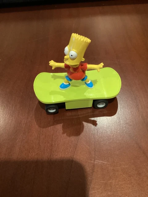MICRO SCALEXTRIC THE SIMPSONS - BART Simpson Skateboard working 1:64 £9 ...