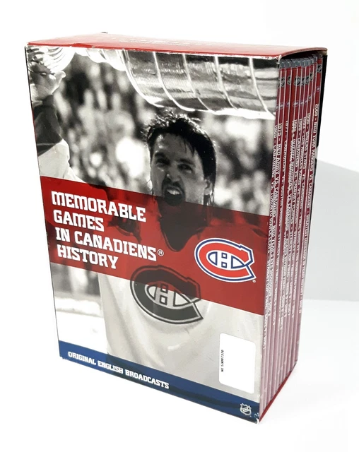 MEMORABLE GAMES IN Montreal Canadiens History NHL (DVD Box Set 10 Discs ...
