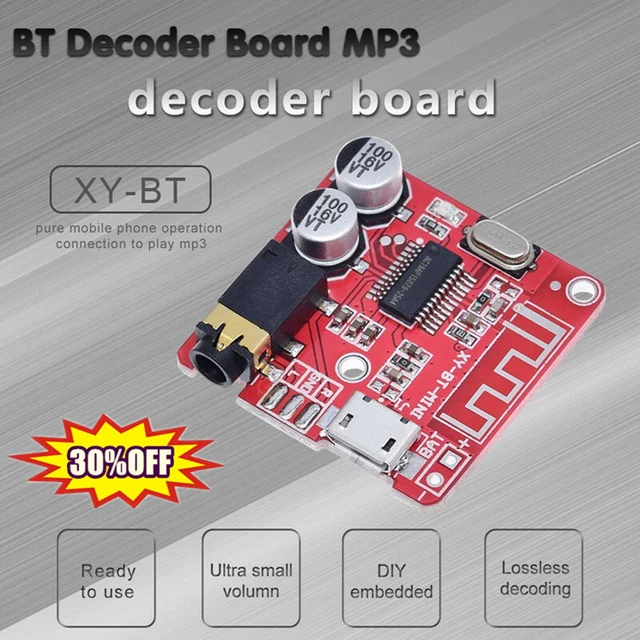 DIY BLUETOOTH 5.0 Audio Receiver Board Lossless Decoder MP3 Music ...