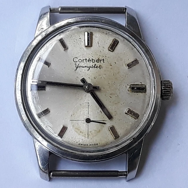 RARE VINTAGE CORTEBERT Youngster 17 Bijoux Cal 724 Suisse EUR 108,83 ...